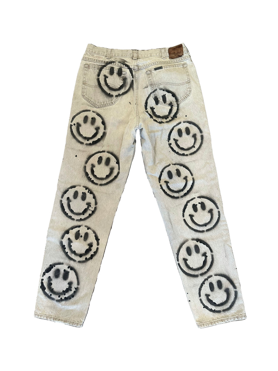 SMILEY FACE JEANS – SOPHODES